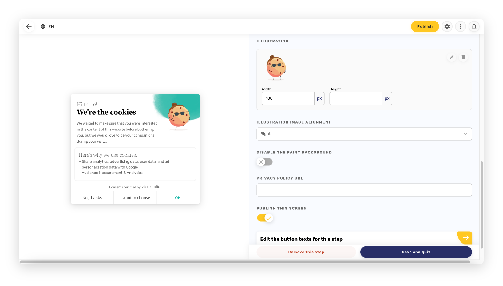 Mobile App Consent | Axeptio