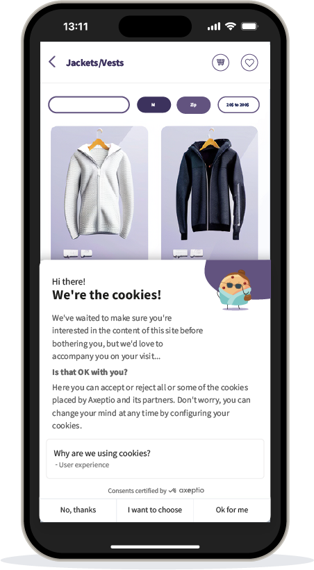 Mobile App Consent | Axeptio