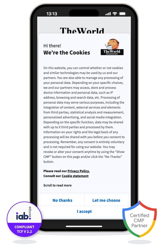 Mobile App Consent | Axeptio